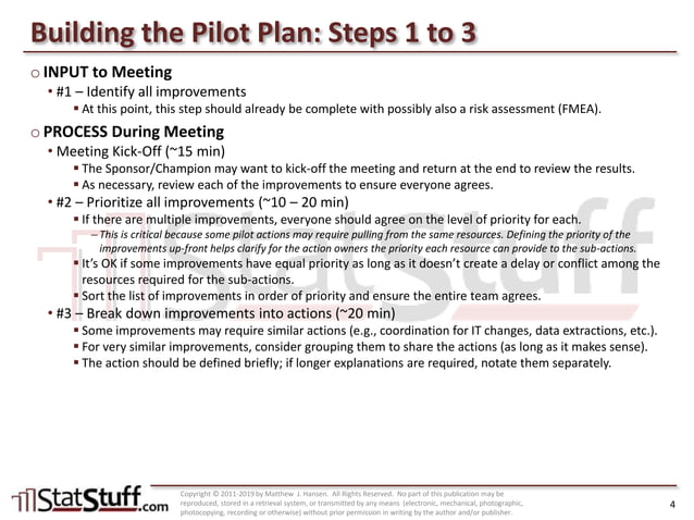 Piloting Solutions: Build the Pilot Plan | PPTX | Aviation Industry ...