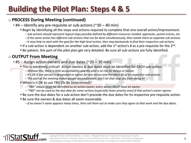 Piloting Solutions: Build the Pilot Plan | PPTX | Aviation Industry ...