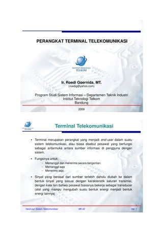 IS1313 02-Terminal Devices | PDF