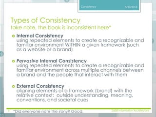 Information Architecture class10 03 20 | PPT