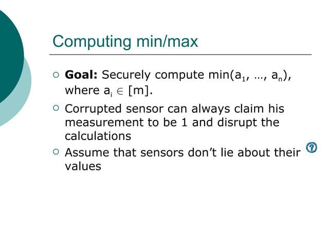 Secure Information Aggregation In Sensor Networks Ppt 6904