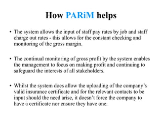 How PARiM helps with ACS Accreditation criteria for security companies ...