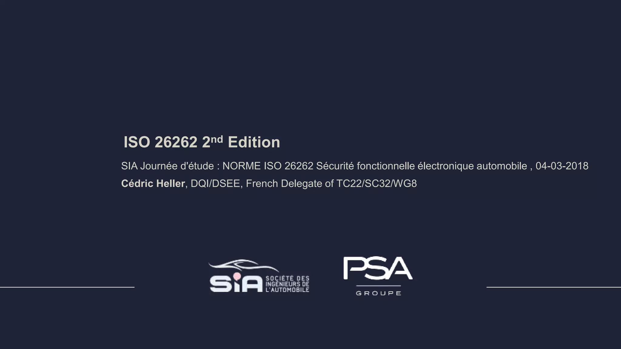 ISO 26262 2nd Edition | PPTX