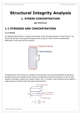 Structural Integrity Analysis. Chapter 1 Stress Concentration | PDF