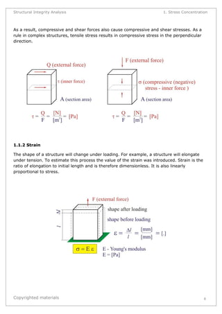 Structural Integrity Analysis. Chapter 1 Stress Concentration | PDF