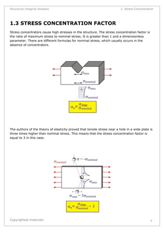Structural Integrity Analysis. Chapter 1 Stress Concentration | PDF