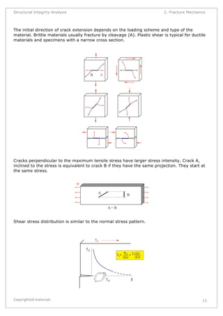 Structural Integrity Analysis: Chapter 2 Fracture Mechanics | PDF