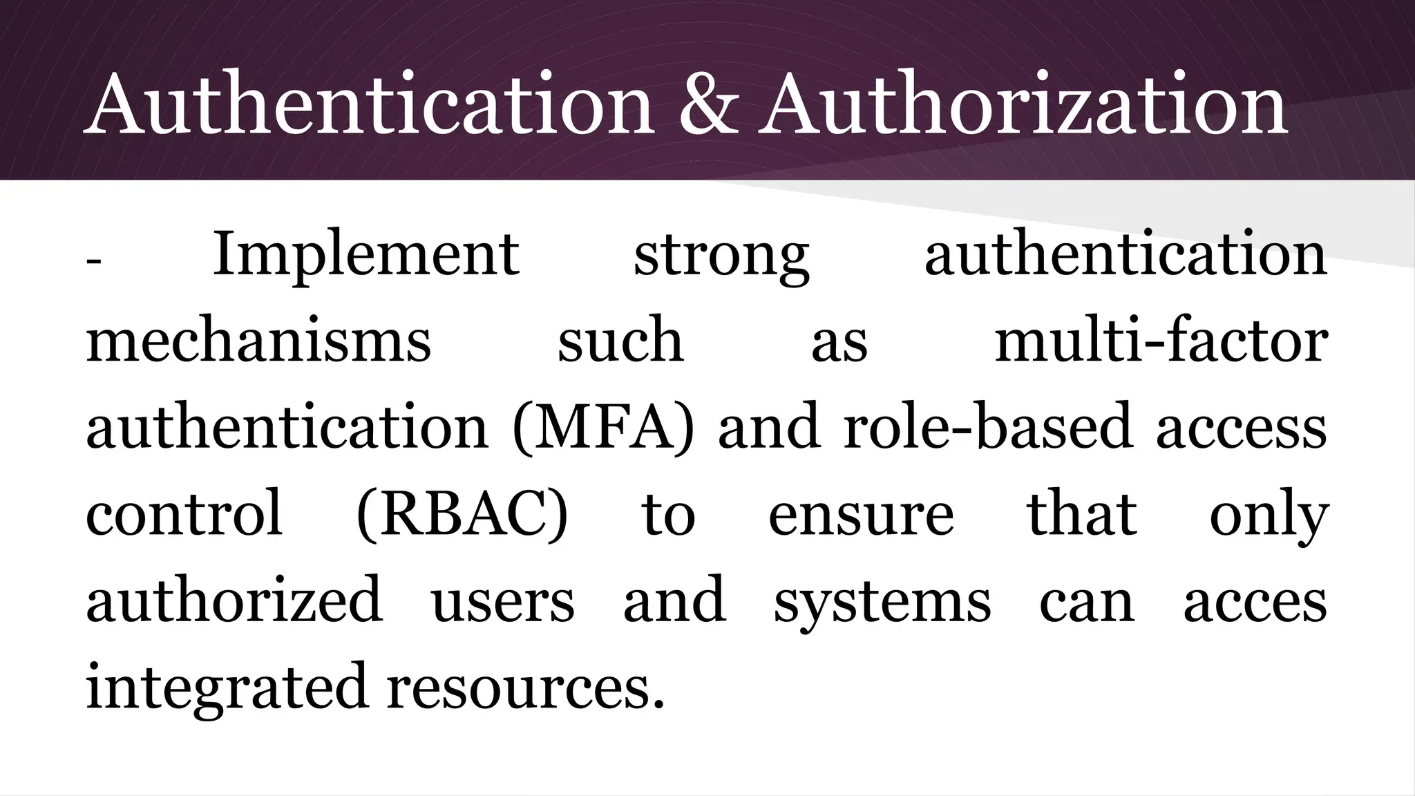SIA2(Security Best Practices in System Integration).pptx | Information ...
