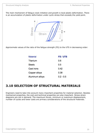 Structural Integrity Analysis: Chapter 3 Mechanical Properties of ...