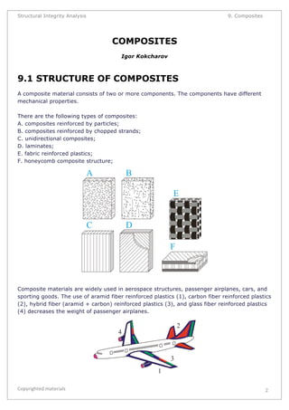 Structural Integrity Analysis: Chapter 9 Composites | PDF