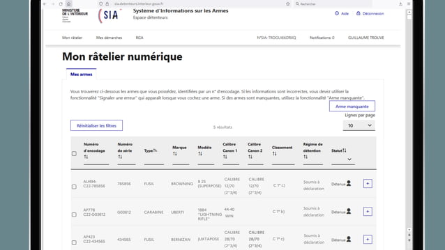 Sia demonstration creation-de-compte