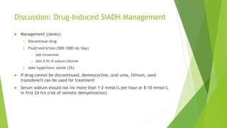 Severe Hyponatremia, SIADH, and Pericardiac Effusion as Initial ...