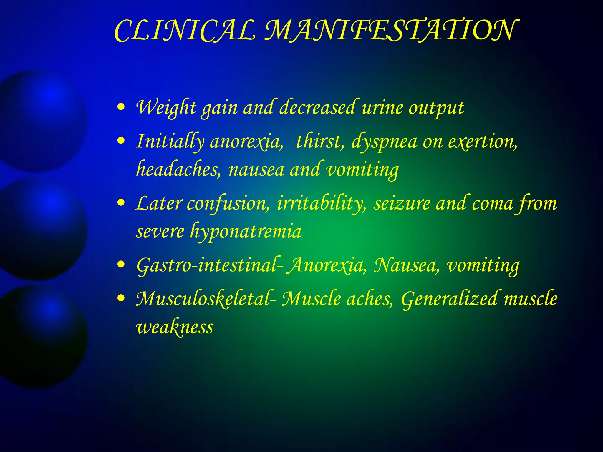 Syndrome of inappropriate antidiuretic hormone secretion (SIADH) | PDF