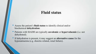 SIADH.pptx | Hormonal Disorders | Endocrine and Metabolic Diseases