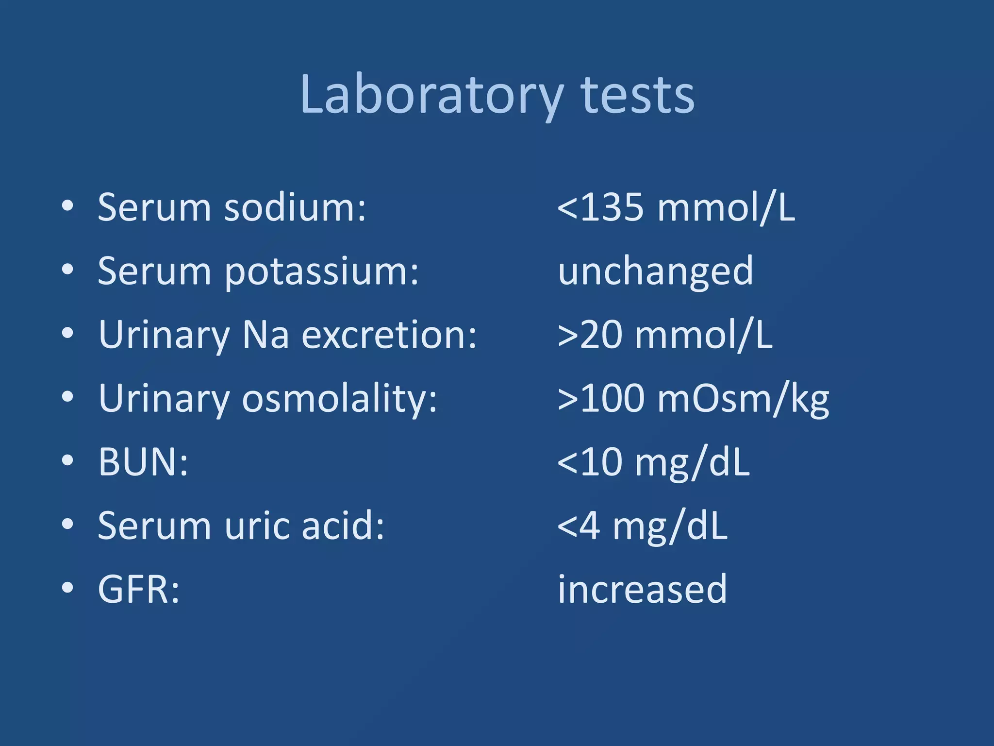 Syndrome of Inappropriate Anti-diuretic Hormone Secretion (SIADH) | PDF