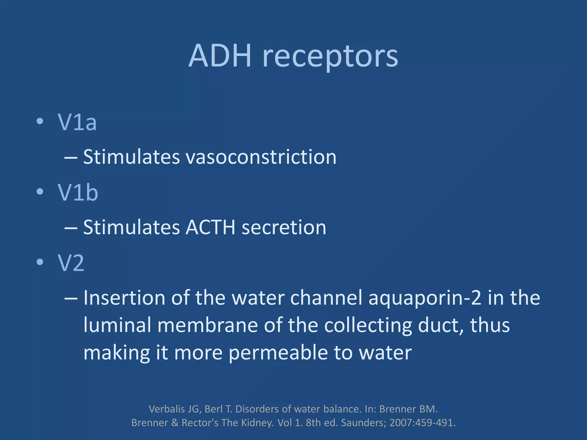 Syndrome of Inappropriate Anti-diuretic Hormone Secretion (SIADH) | PDF
