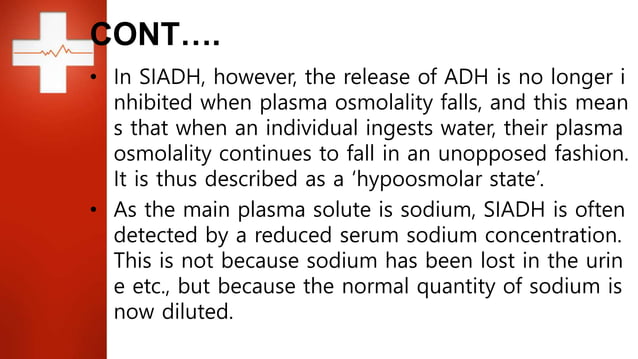 Siadh sasha's presentation | PPT