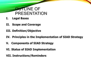 SIAD in Caraga Region | PPTX