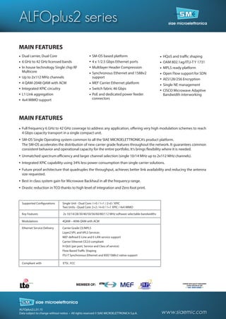 Siae datasheet | PDF