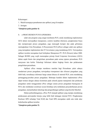 Penerapan Sistem informasi akuntansi pada PT PLN (Persero) di Kota Palu ...