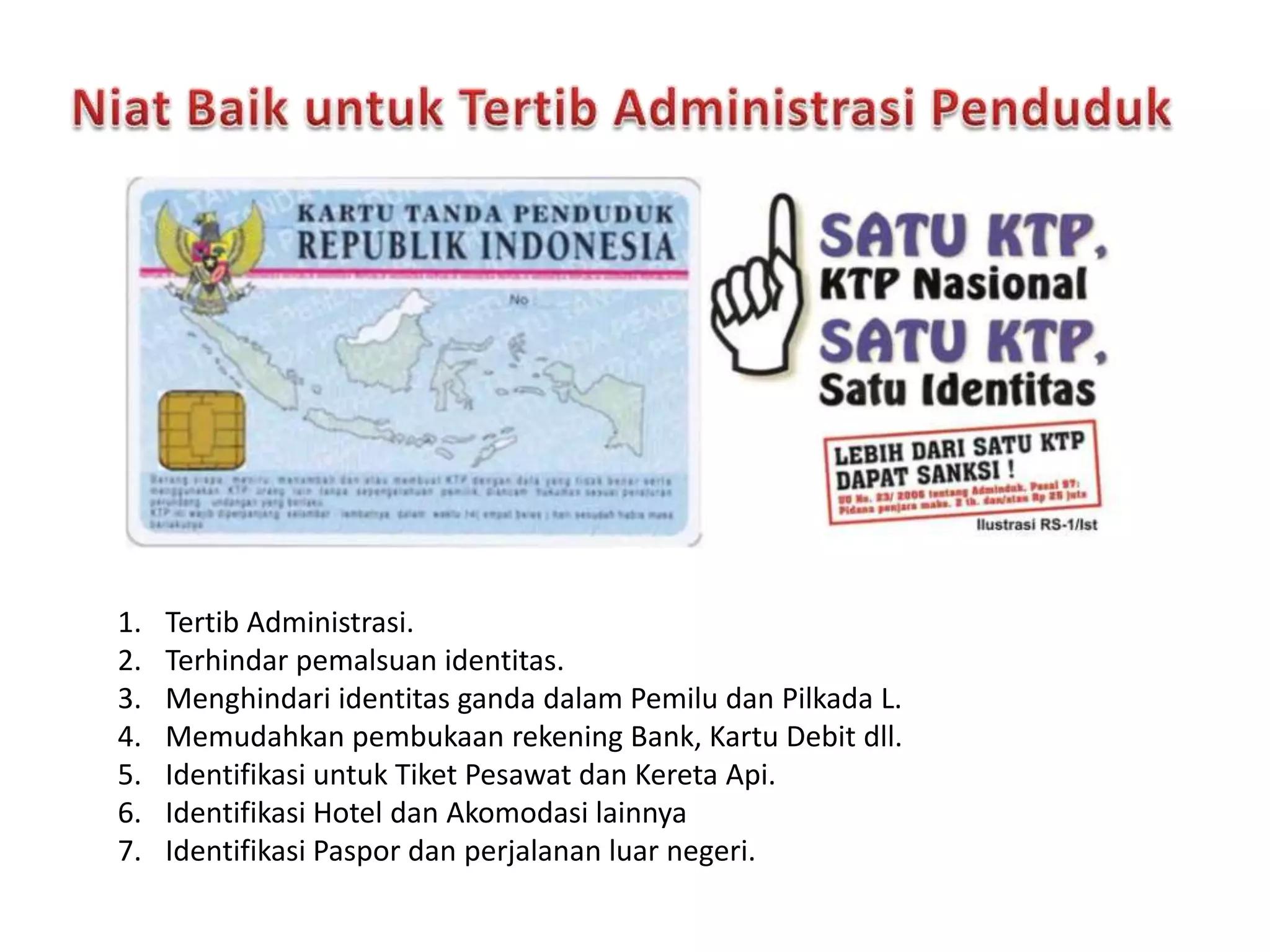 Sistem Informasi Administrasi Kependudukan e-KTP | PPT