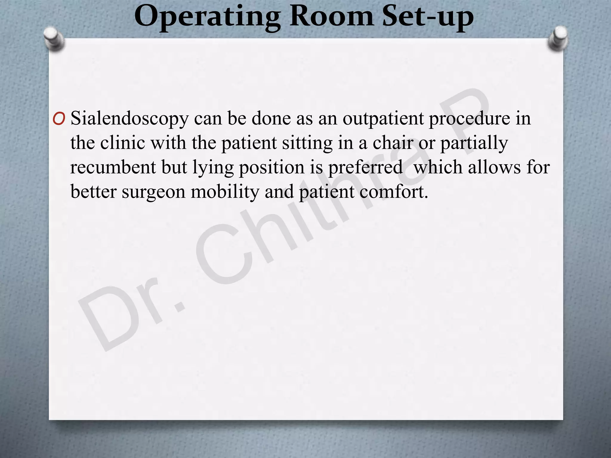 Sialendoscopy dr chithra p | PPT
