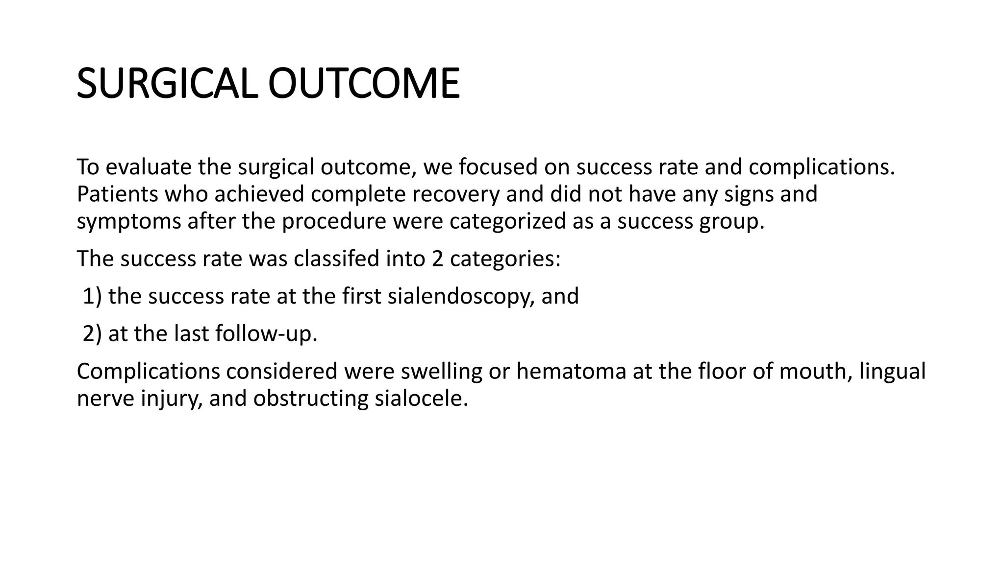 sialoendoscopy.pptx say about salivary gland | PPTX