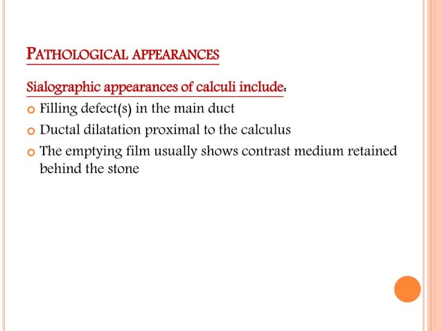SIALOGRAPHY.pptx | Ear, Nose and Throat Conditions | Diseases and ...