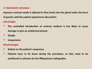 Sialography or Radiosialography Imaging Procedure | PPTX