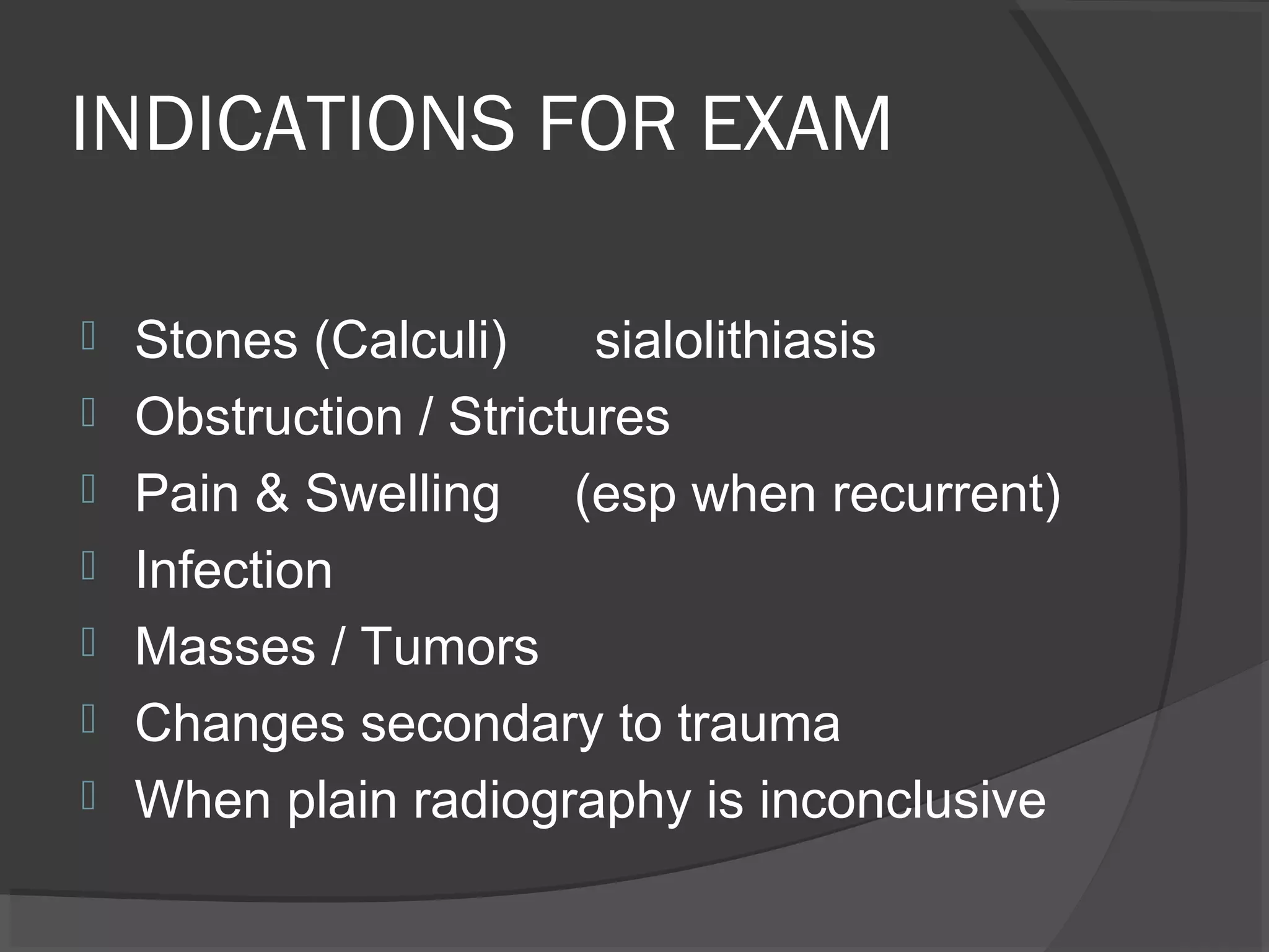 Sialography & dacrocystography | PPT