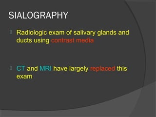 Sialography & dacrocystography | PPT