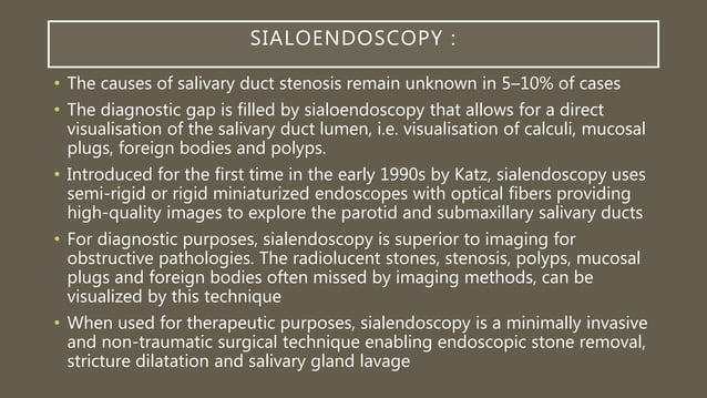 Sialolithiasis | PPTX | Ear, Nose and Throat Conditions | Diseases and ...