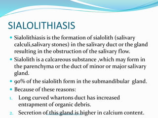 Sialolithiasis / dental implant courses by Indian dental academy | PPT