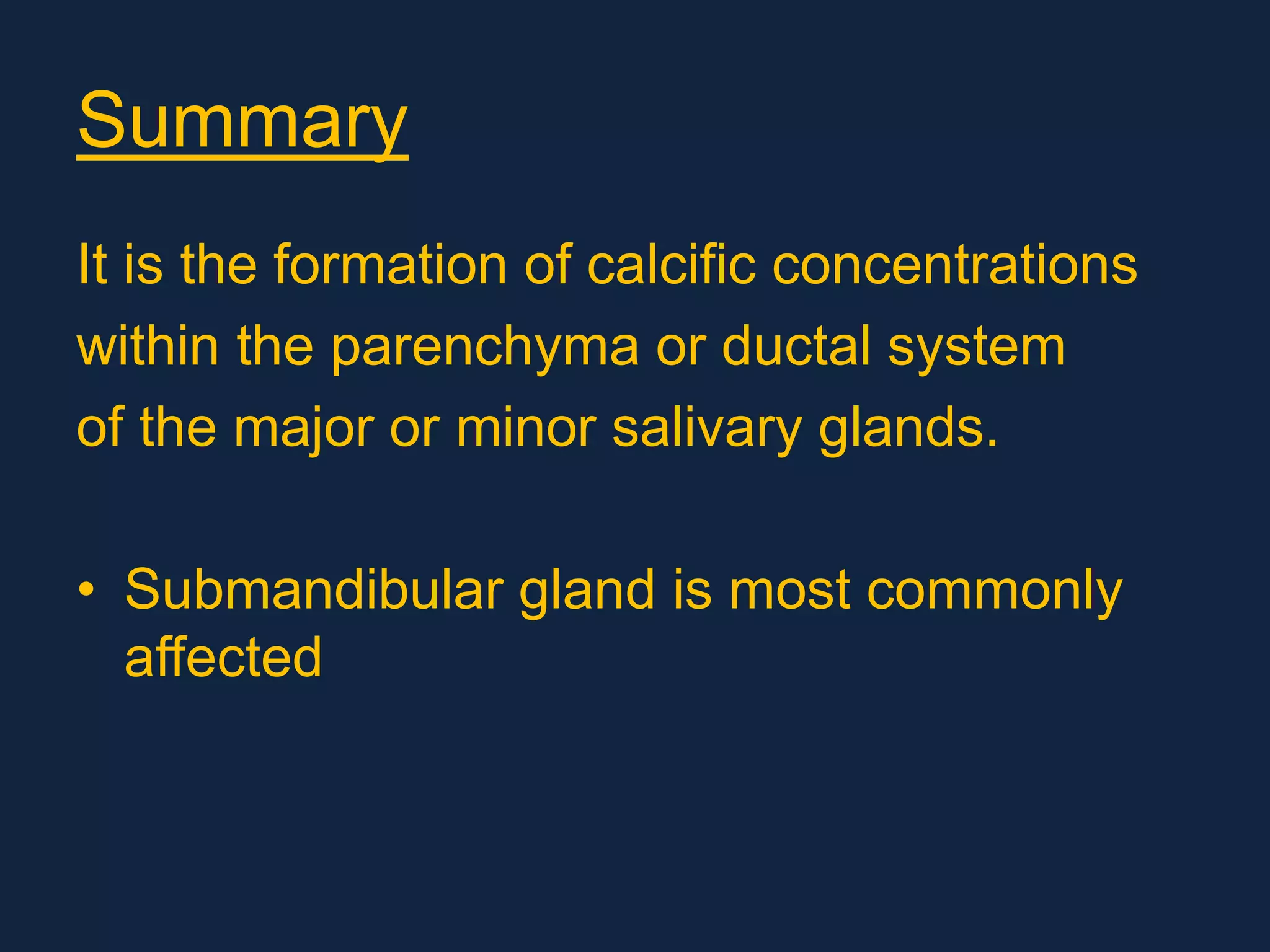 Sialolithiasis | PPTX