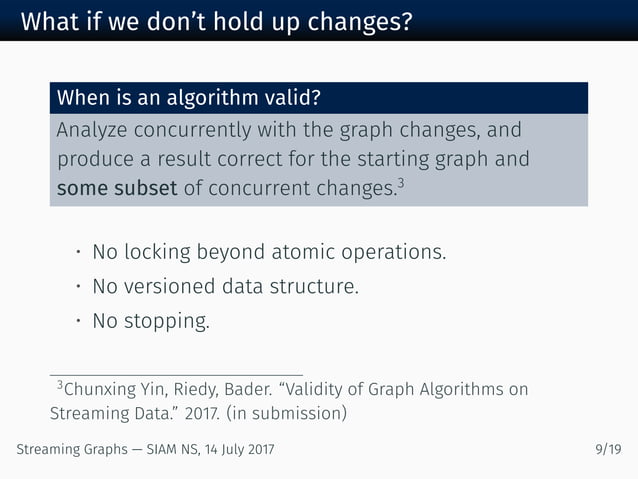 A New Algorithm Model for Massive-Scale Streaming Graph Analysis | PDF