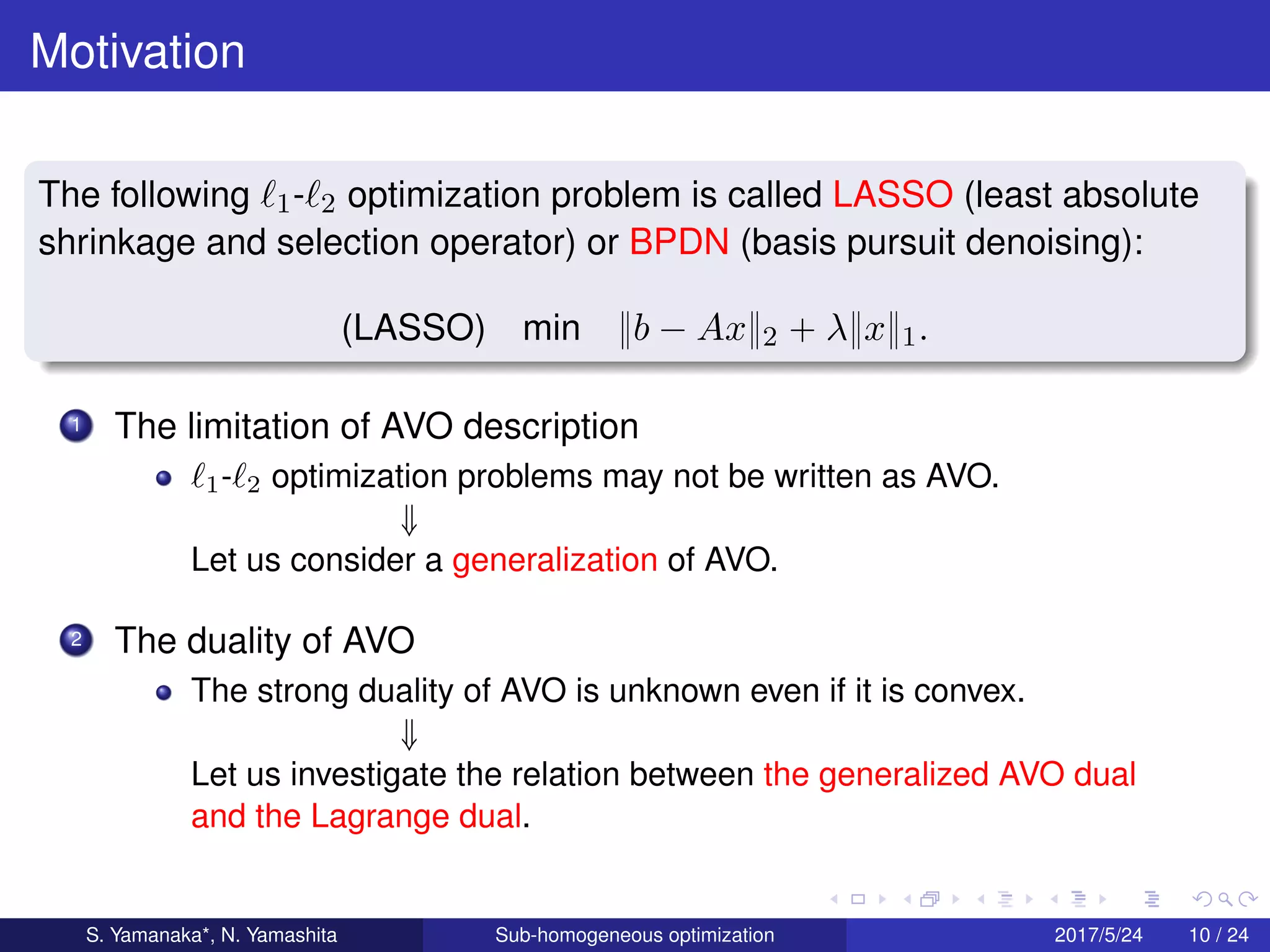 Sub-Homogeneous Optimization Problems and Its Applications | PPT