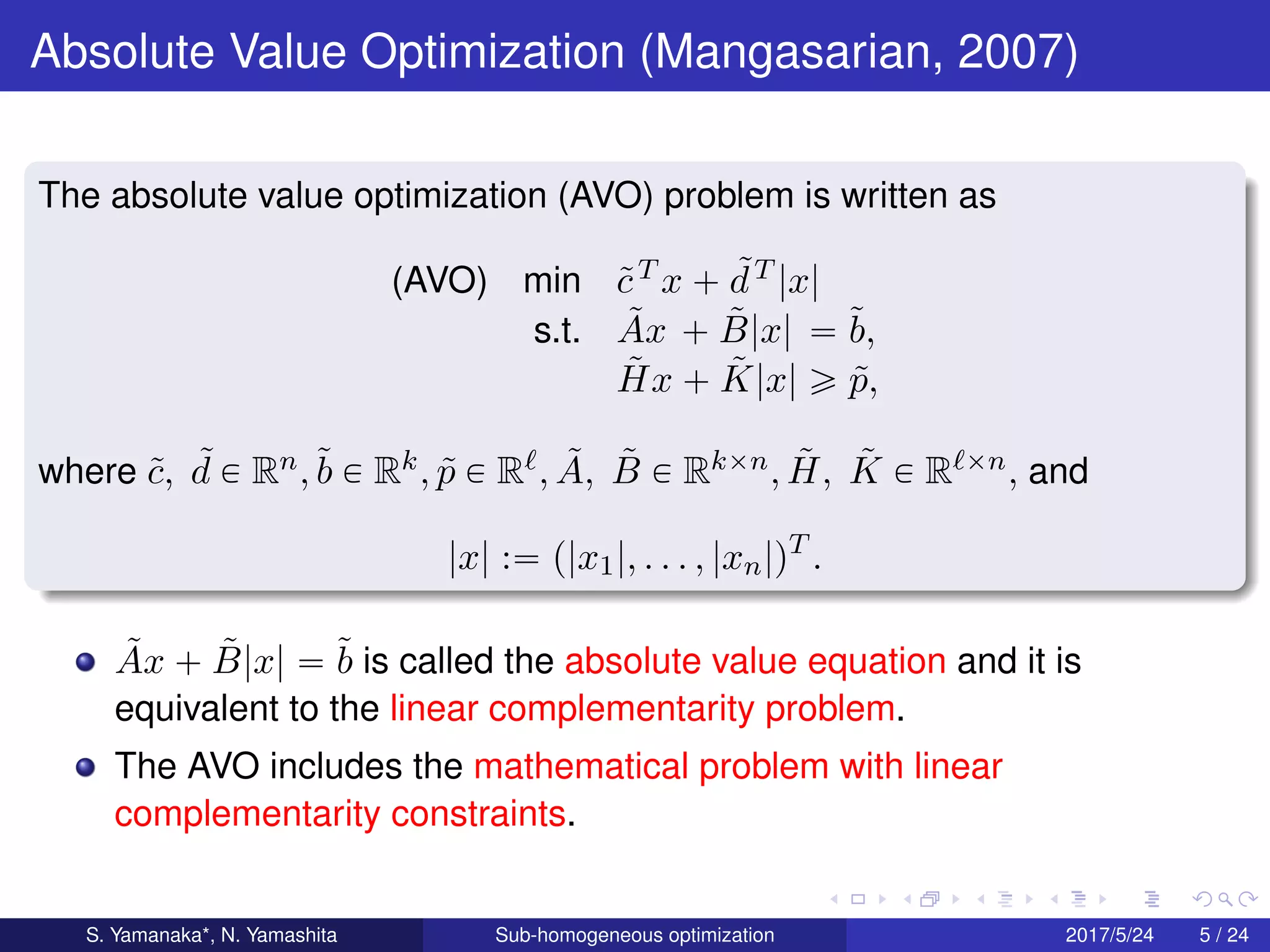Sub-Homogeneous Optimization Problems and Its Applications | PPT