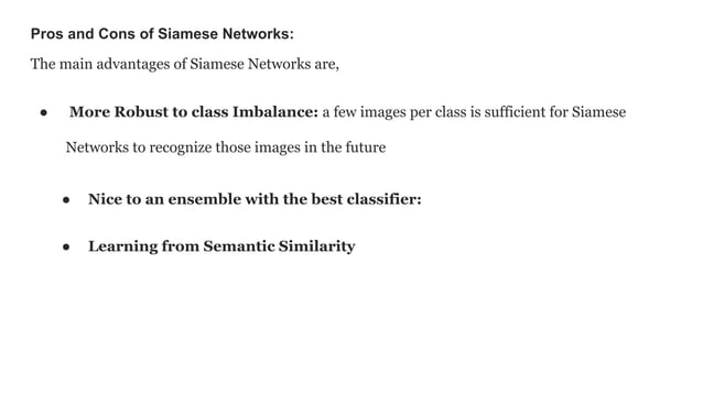 Siamese networks.pptx.pdf | Artificial Intelligence | Technology & Computing