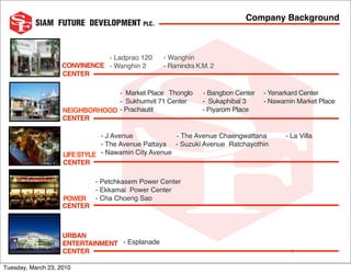 Siam Future Present | PDF