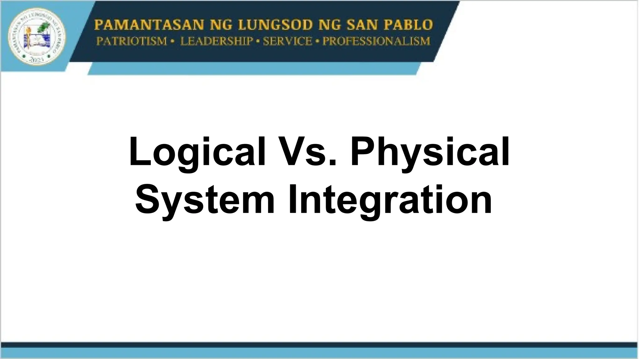 system integration and Architectural design | PPTX