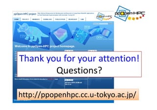 Auto‐Tuning of Hierarchical Computations with ppOpen‐AT | PPT