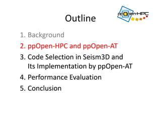 Auto‐Tuning of Hierarchical Computations with ppOpen‐AT | PPT