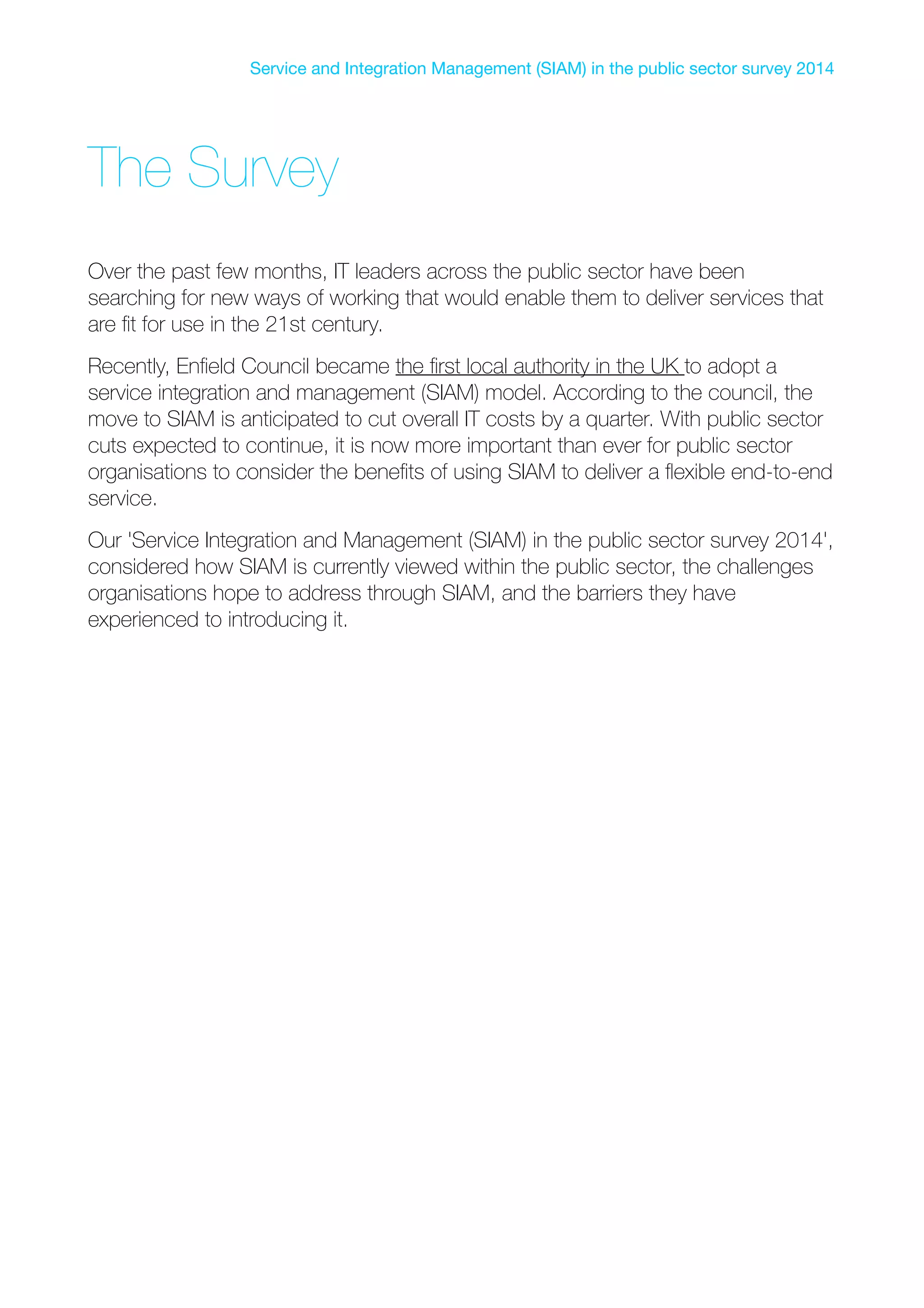 SIAM Survey Report | PDF