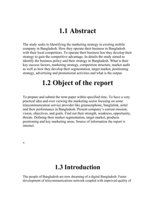 Siam term paper finalIdentifying the Marketing Strategy in Existing ...