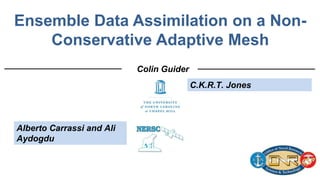 Ensemble Data Assimilation on a Non-Conservative Adaptive Mesh | PPTX