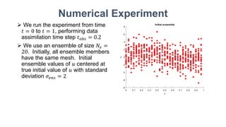 Ensemble Data Assimilation on a Non-Conservative Adaptive Mesh | PPTX