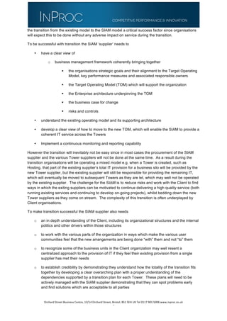 SIAM Whitepaper | PDF