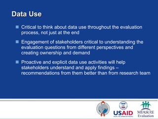 Evaluation: Lessons Learned for the Global Health Initiative | PPT