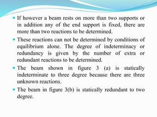 Static Indeterminacy and Kinematic Indeterminacy | PPTX