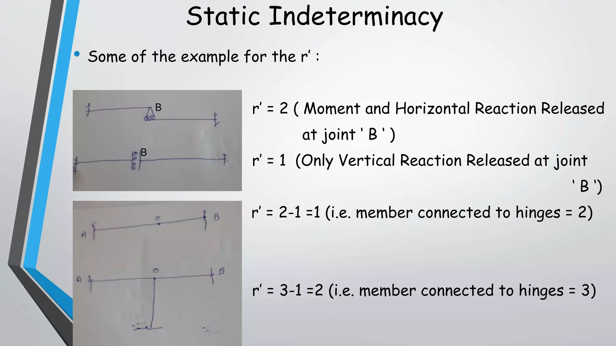 Static and Kinematic Indeterminacy of Structure. | PPTX